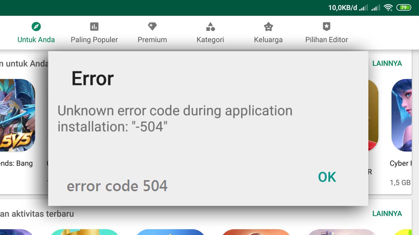 Google Play Error: Kode, Penyebab dan Solusinya - EmakRempong